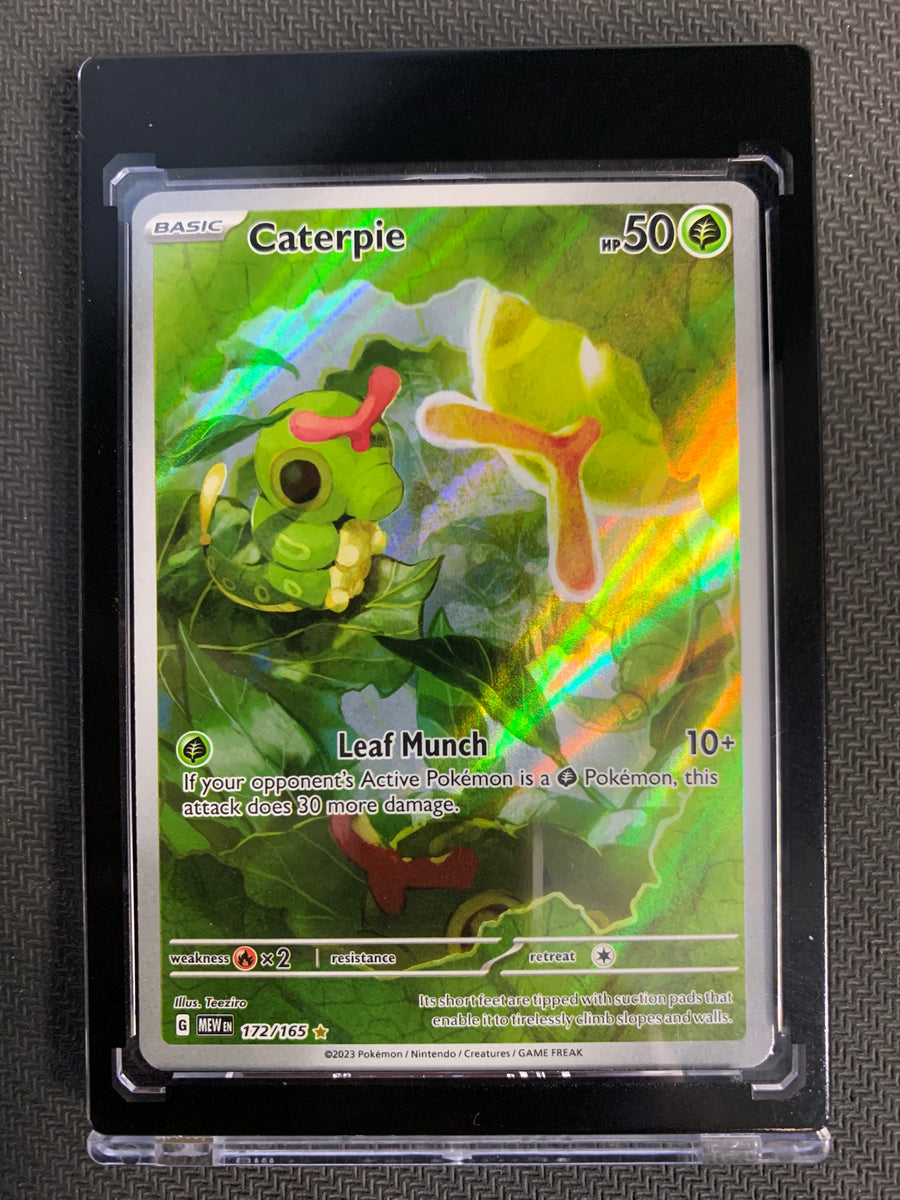 POKEMON S/V 151 - CATERPIE SPECIAL ILLUSTRATION RARE 172/165 - MINT ...